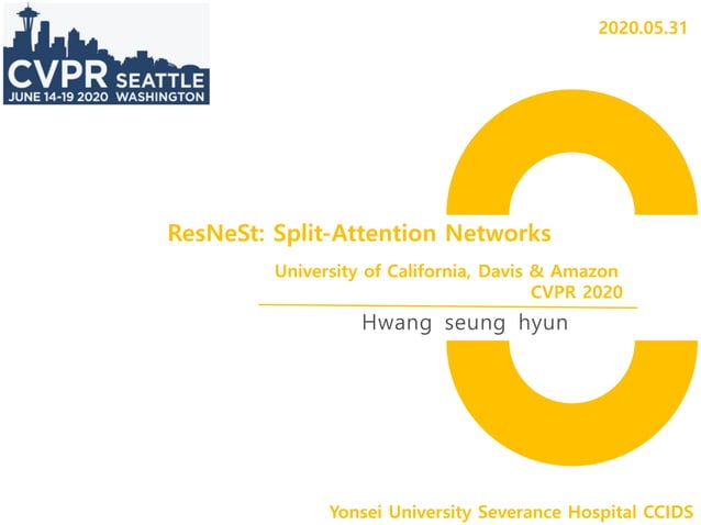 ResNeSt: Split-Attention Networks | PPT