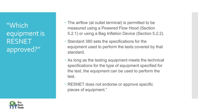 An overview of diagnostic tools used in RESNET testing | PPT
