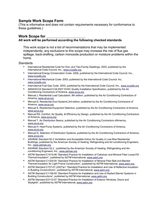 RESNET: Interim Guidelines for Combustion Safety Scope of Work | PDF