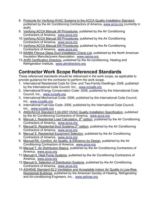 RESNET: Interim Guidelines for Combustion Safety Scope of Work | PDF