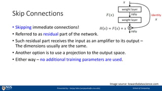 ResNet basics (Deep Residual Network for Image Recognition) | PDF