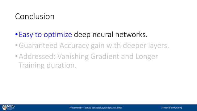 ResNet basics (Deep Residual Network for Image Recognition) | PDF