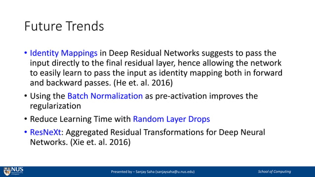 ResNet basics (Deep Residual Network for Image Recognition) | PDF