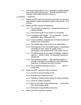 RESNET: Home Energy Rating Standards of Practice | PDF