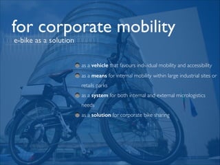 ev bikes strategy to corporate business development, marketing and ...