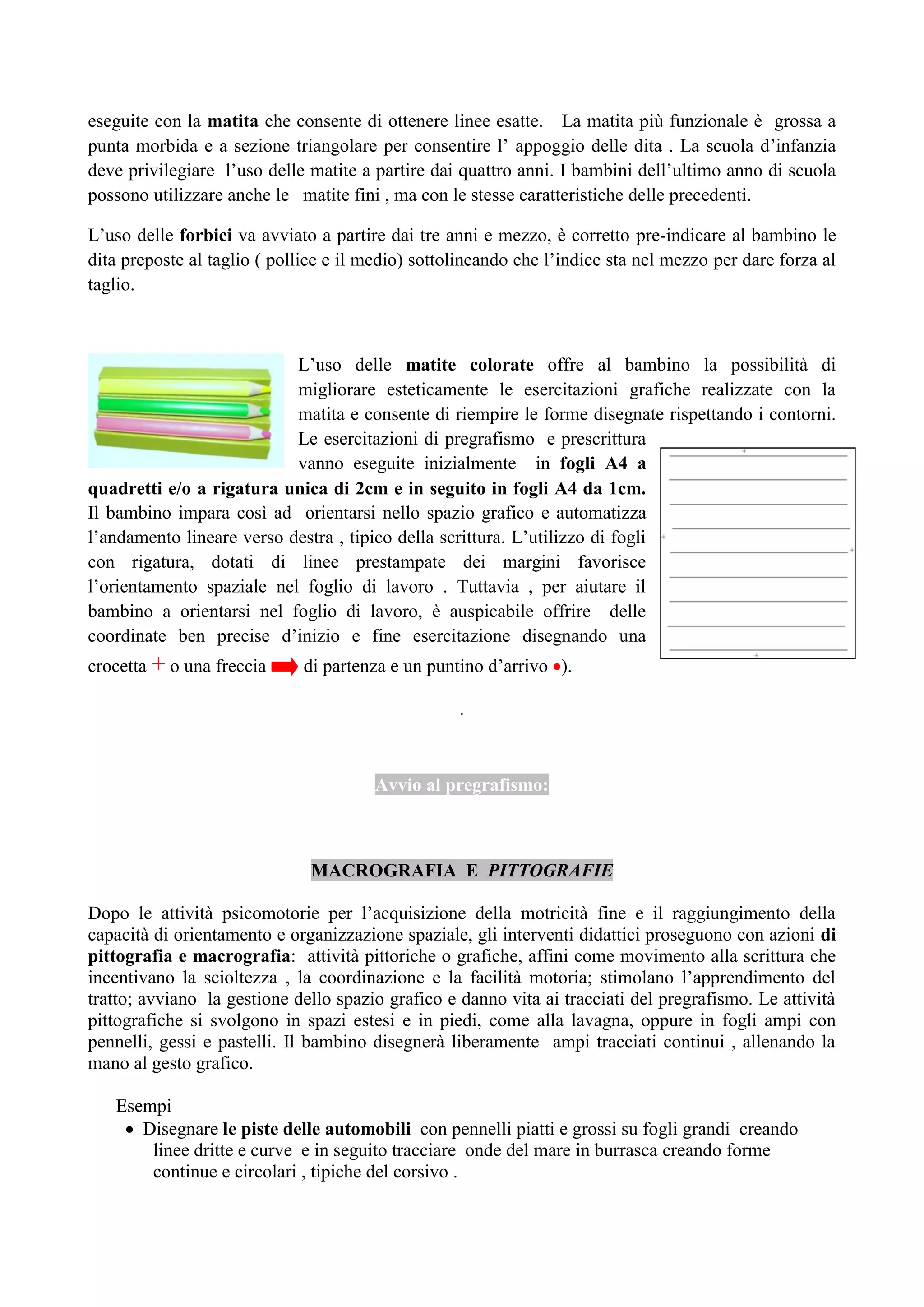Resoconto corso disgrafia infanzia1 (1) | PDF
