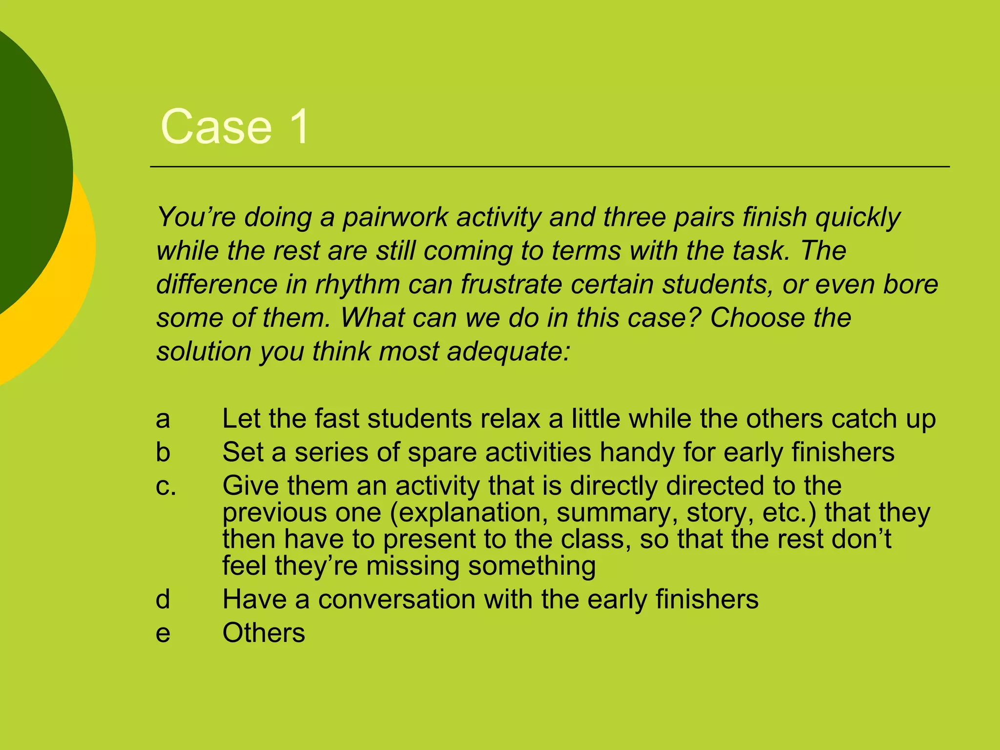 Solving classroom problems | PPT