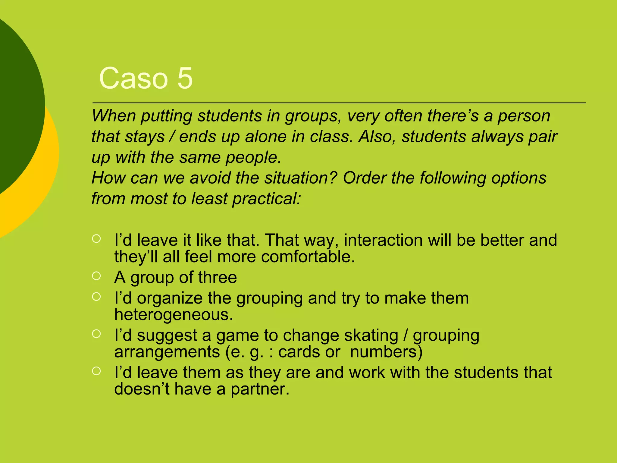 Solving classroom problems | PPT