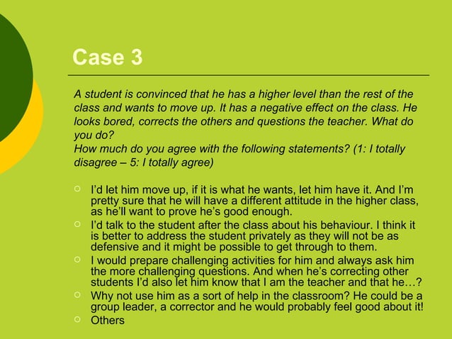 Solving classroom problems | PPT