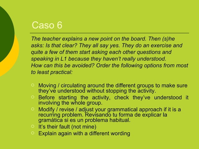 Solving classroom problems | PPT