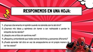 RESOLUCIÓN DE CONFLICTOS EN ESTUDIANTES DE SECUNDARIA | PPTX