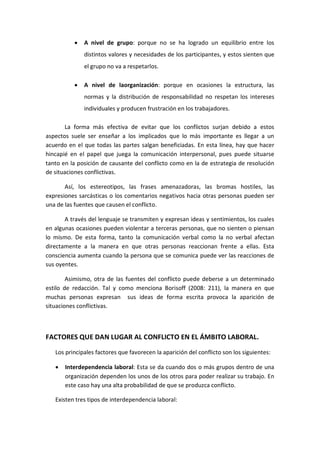Resolución de conflictos en el ámbito laboral | PDF