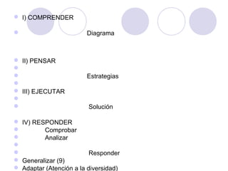 Resolución de problemas, estrategias y competencias | PPT
