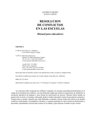Resolucion de-conflictos-manual-para-educadores | PDF