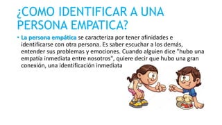 RESOLUCION DE CONFLICTOS A TRAVES DE LA EMPATIA, HERRAMIENTA A SER ...