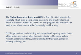 Resolute GIP for Schools | PPT