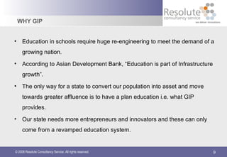Resolute GIP for Schools | PPT