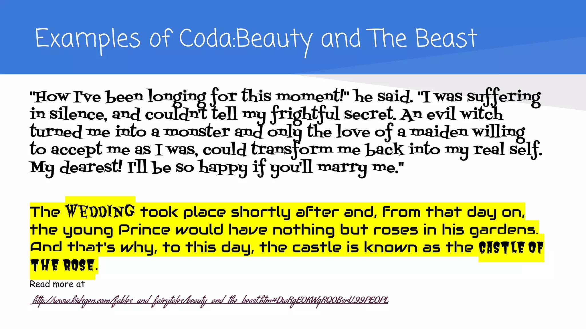 Resolution/coda | PPT