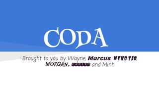 Resolution/coda | PPT
