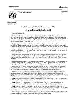 Resolution 251 | PDF | Free Download