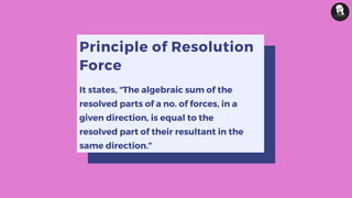 Resolution and composition forces biomechanics | PDF