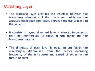 Resolution and different transducers | PPTX