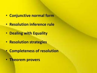 Resolution(decision) | PPTX | Programming Languages | Computing