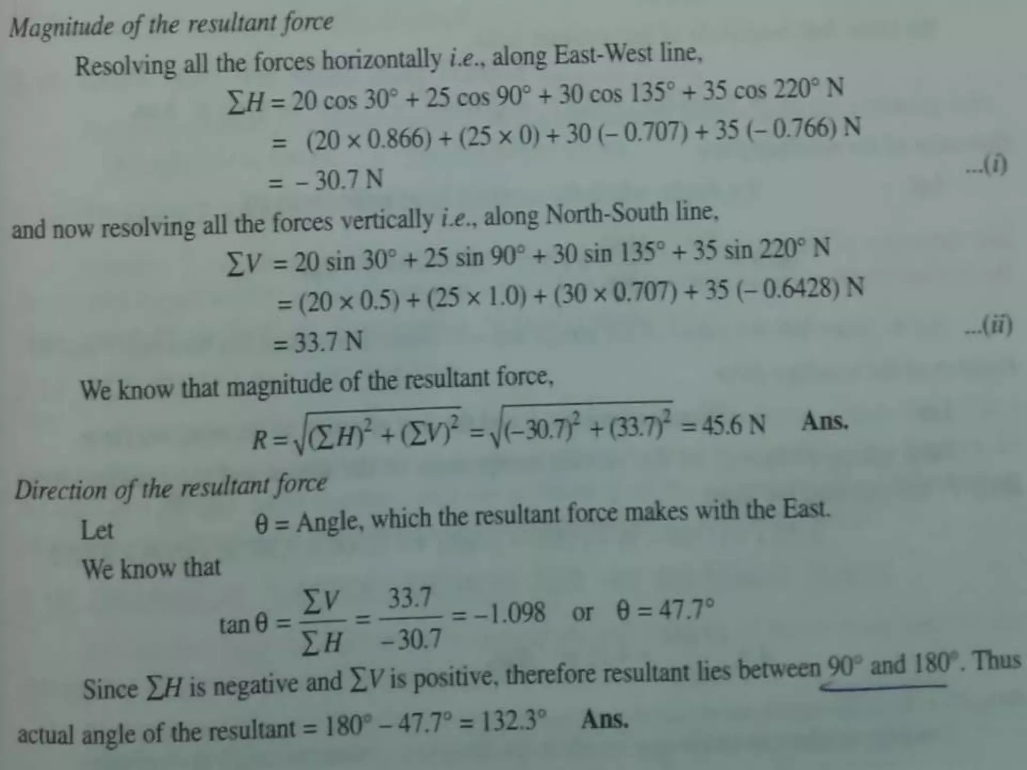 Resolution of a force | PPTX