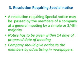 Resolution of company | PPTX