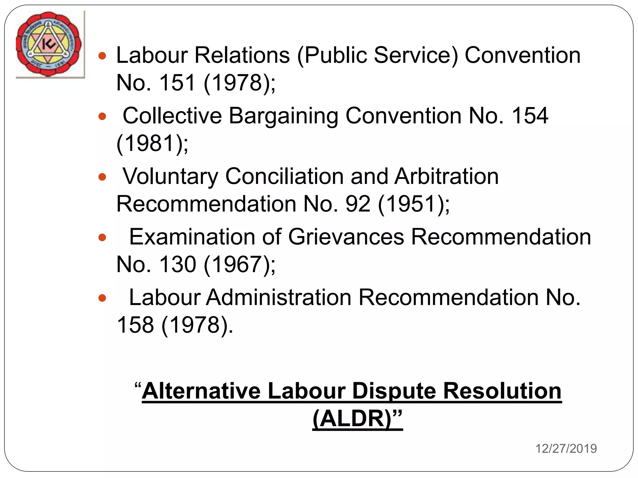 Resolution of industrial dispute | PPTX