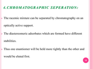 Resolution of racemic mixture | PPTX