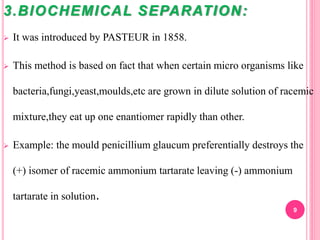 Resolution of racemic mixture | PPTX