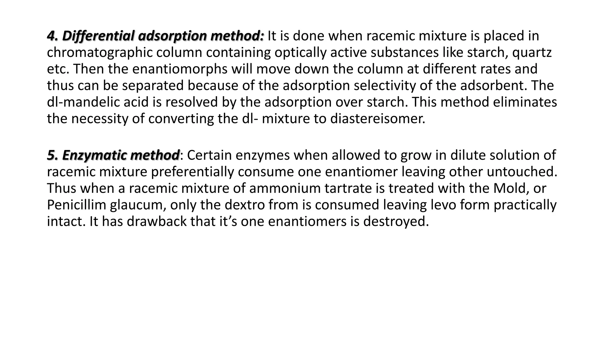 Resolution of racemic mixture | PPTX