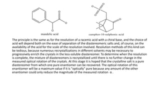 Resolution of racemic mixture | PPTX
