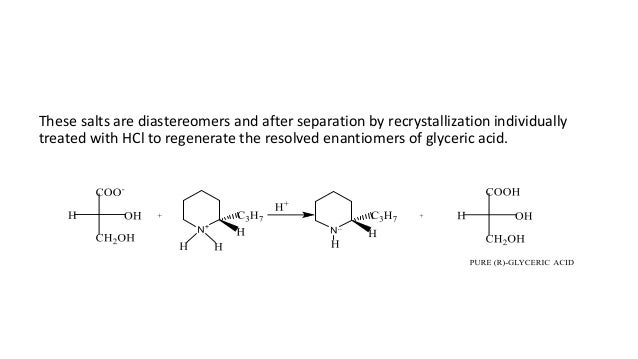 Resolution of racemic mixture