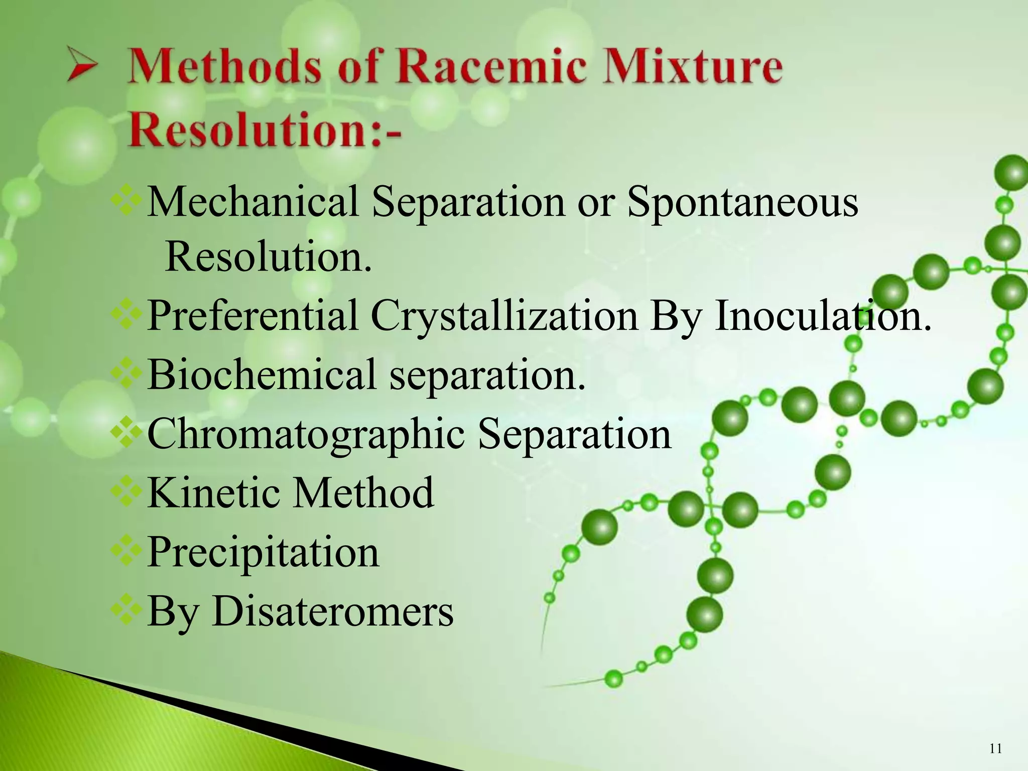Resolution of racemic mixture hsb | PPTX