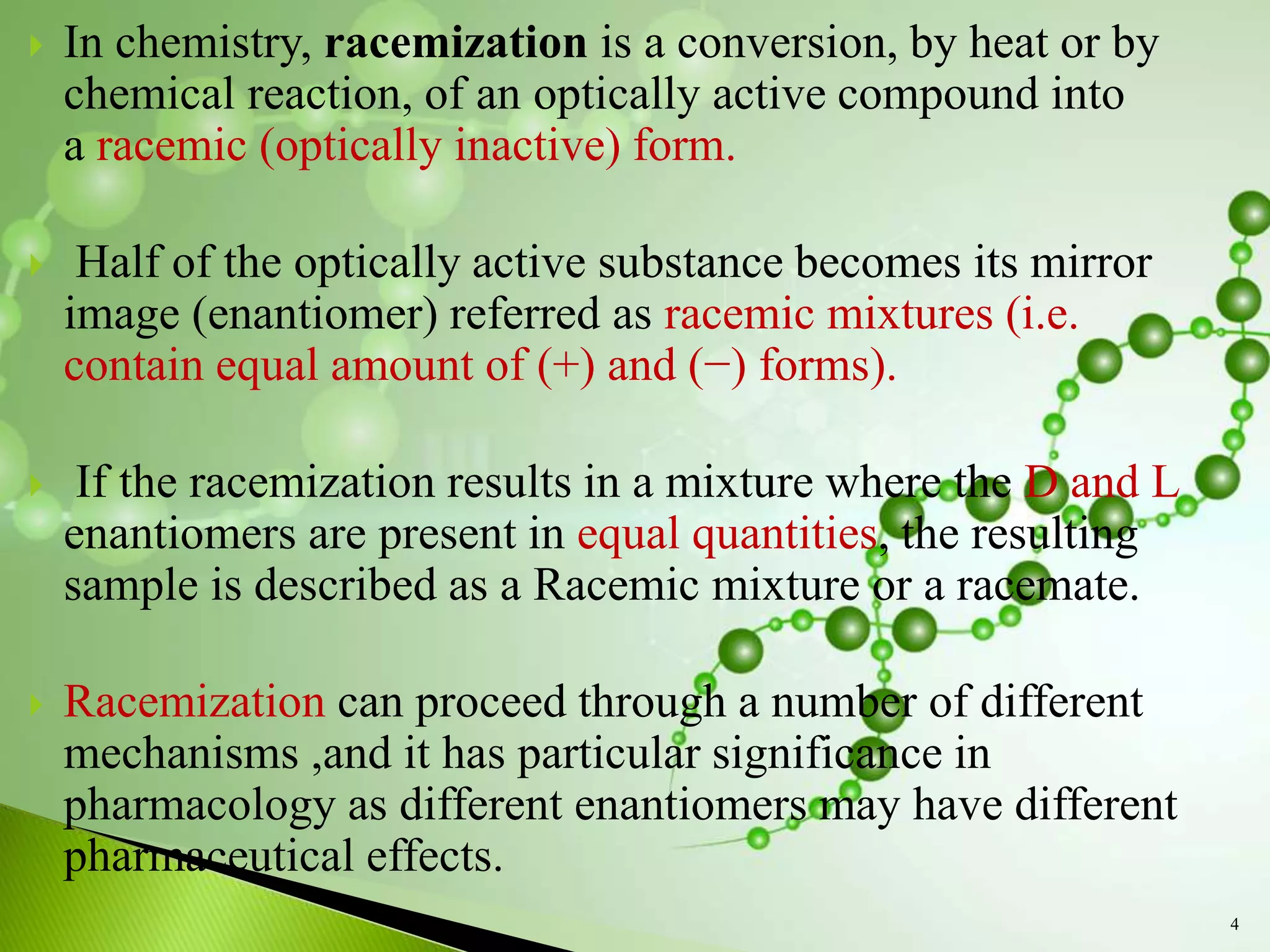 Resolution of racemic mixture hsb | PPTX