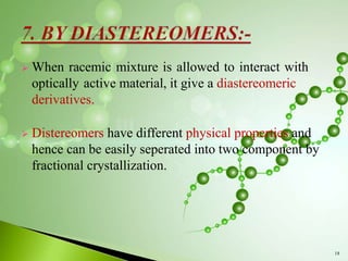 Resolution of racemic mixture hsb | PPTX