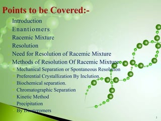 Resolution of racemic mixture hsb | PPTX