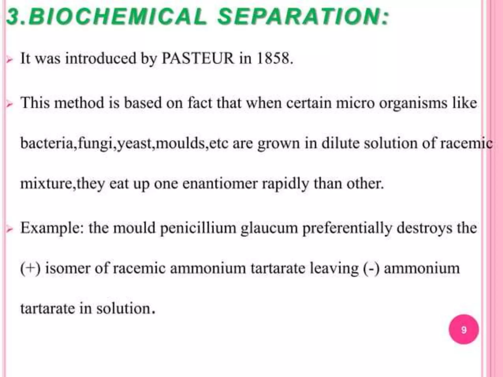 Resolution Of Racemic Mixtures | PPTX