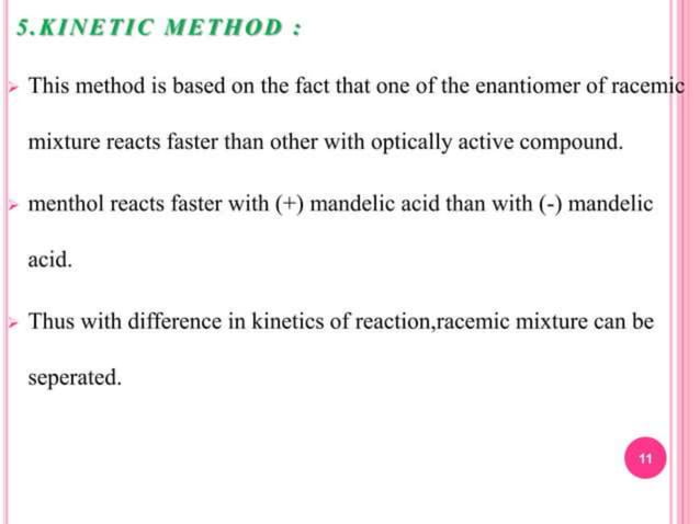 Resolution Of Racemic Mixtures | PPT