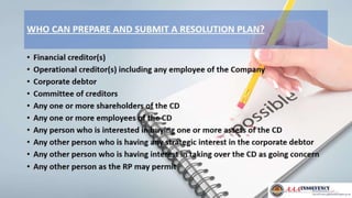 Resolution plan with Sample formats | PPTX