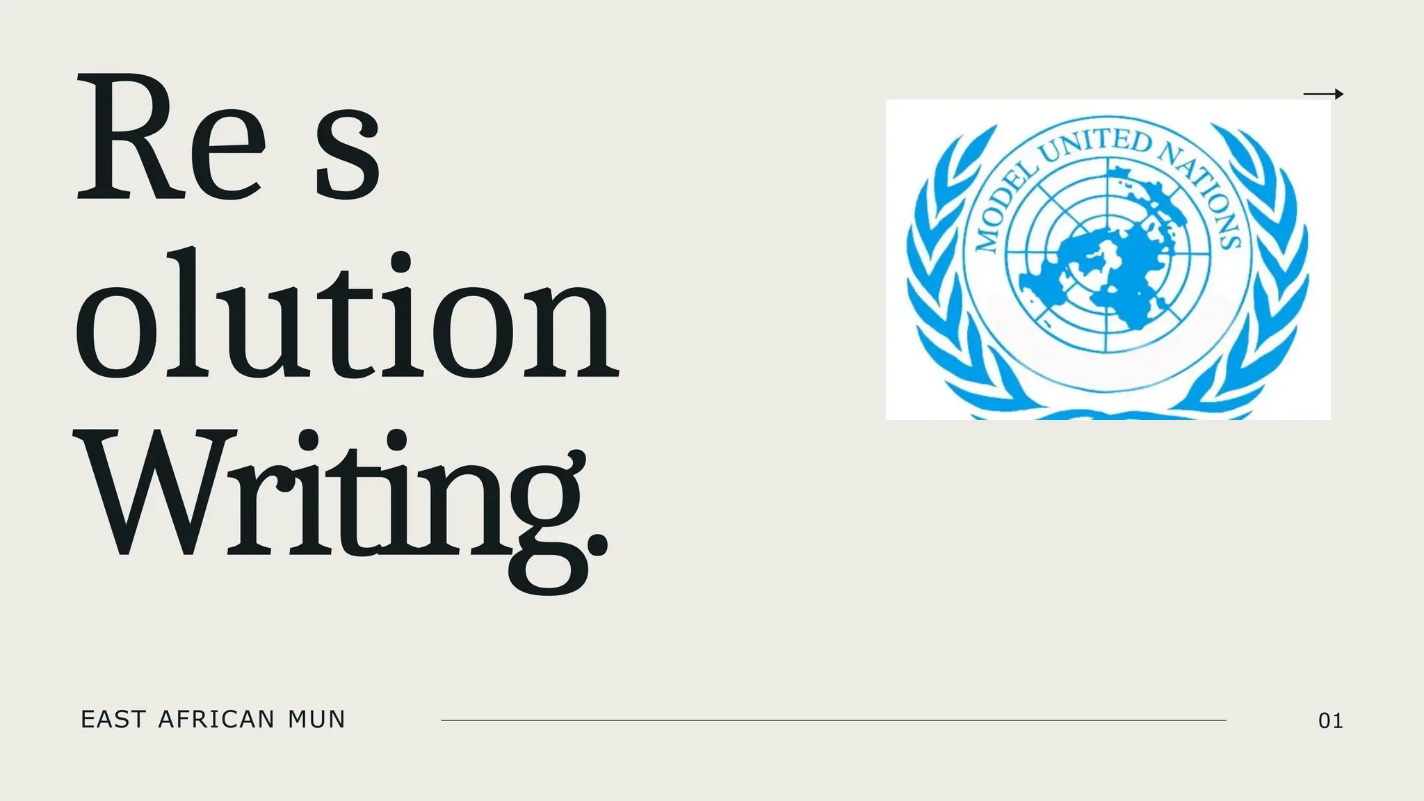East African Model United Nations Resolution Writing.pptx