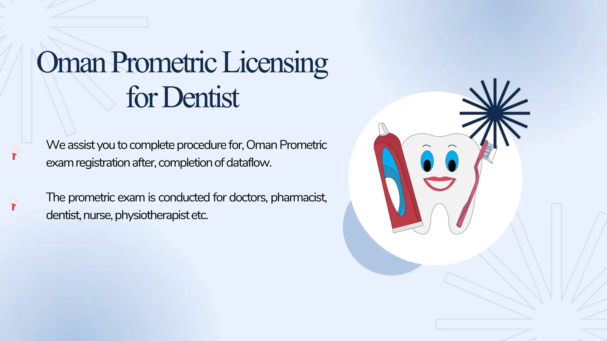 Oman Prometric Licensing for Dentists | PPTX