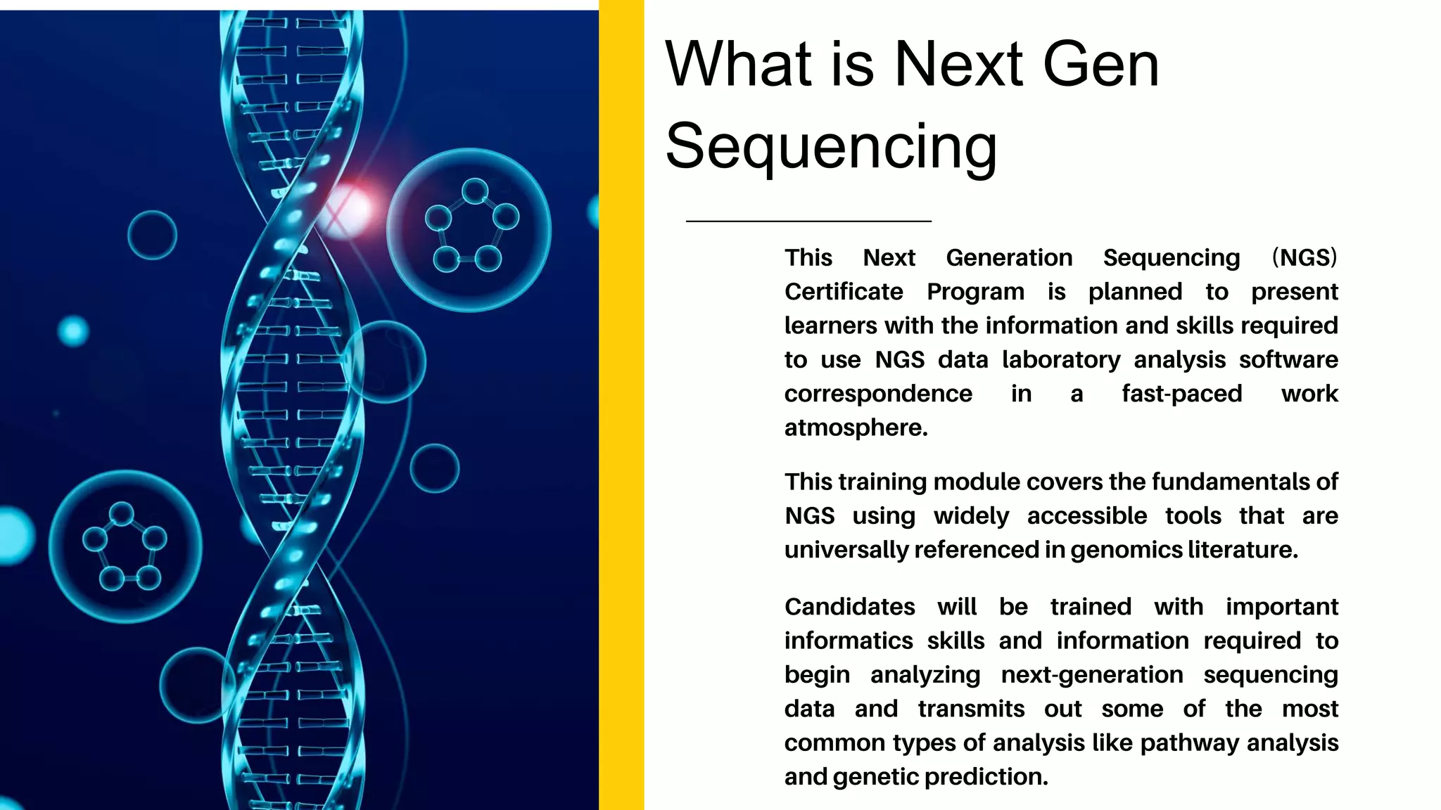 Next gen sequencing training | PPT Next gen sequencing training | PPT