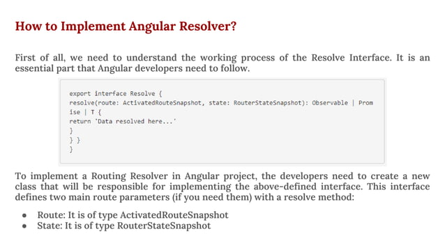 Resolver In Angular Ppt 