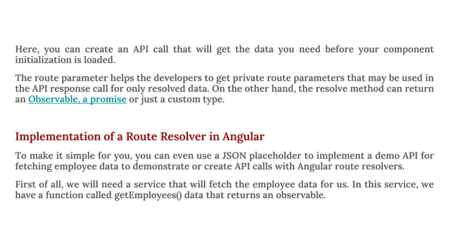 Resolver In Angular Ppt