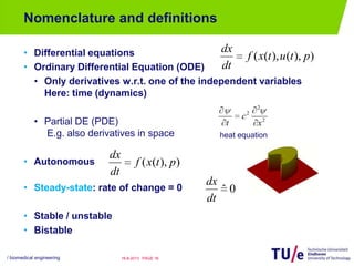 Modelling with differential equations | PPTX