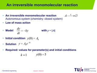 Modelling with differential equations | PPTX