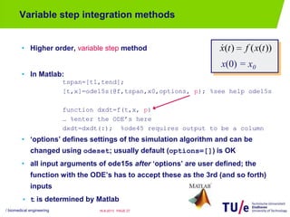 Modelling with differential equations | PPTX